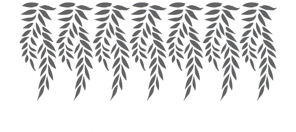 Trailing leaves stencil - Amelies Kitchen