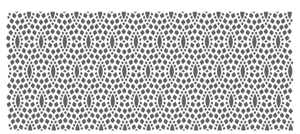 Boho chain pattern stencil - Amelies Kitchen